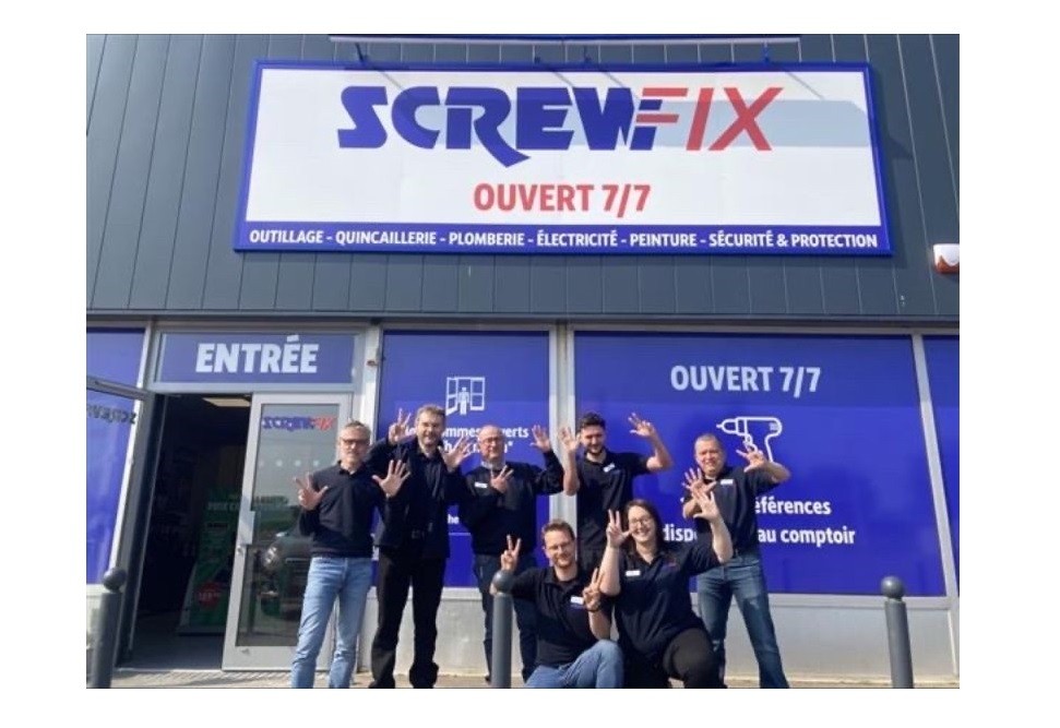 Le neuvième Screwfix se fixe près de Lille